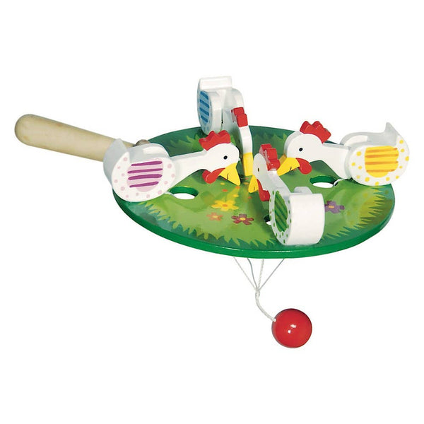 4 Pecking Chickens - Yellow Springs Toy Company