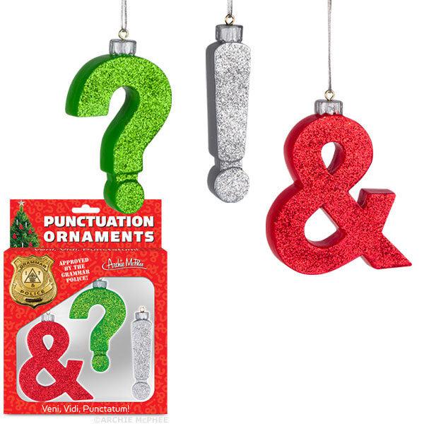 Punctuation - Ornaments - Yellow Springs Toy Company