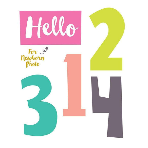 Number Cruncher Stickers - 1 to 12 months - Yellow Springs Toy Company