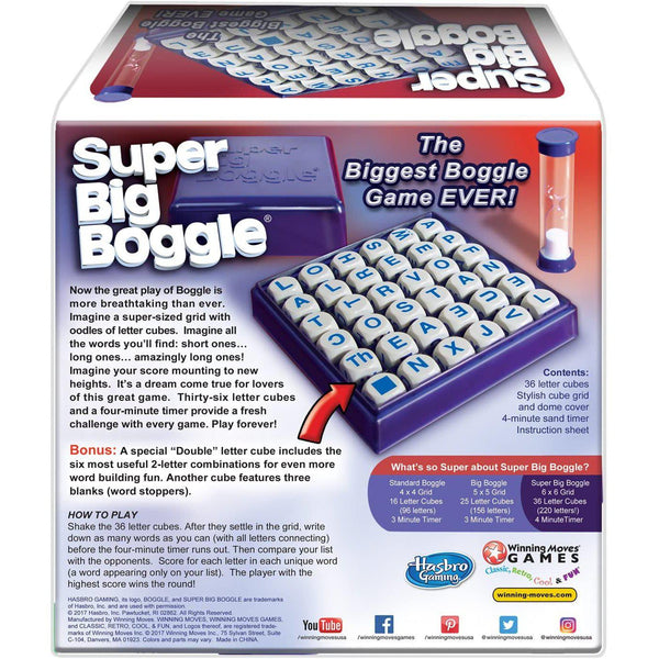 Super Big Boggle - Yellow Springs Toy Company
